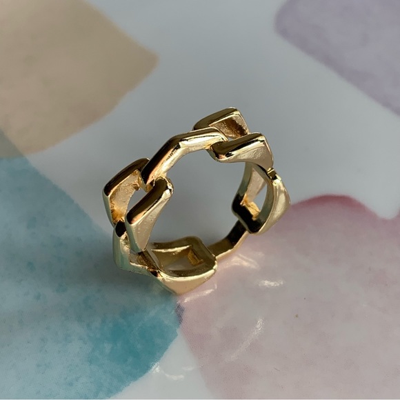 Jewelry | New Chain Link Ring Resizable Adjustable Ring | Poshmark